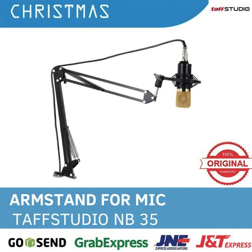 Promo TAFFSTUDIO ARMSTAND NB-35 ARM STAND MIC SUSPENSI LAZYPOD ...