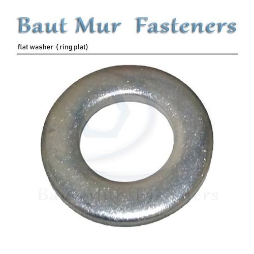 Jual ring plat m18 washer putih galvanis - Jakarta Pusat - baut mur ...