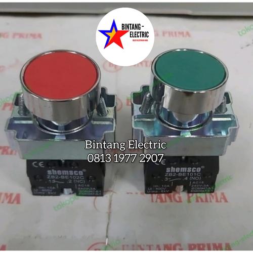 Jual Tombol Tekan / Push Button warna Tipe XB2-BA Shemsco - Merah ...