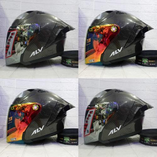 Jual HELM ALV ULTRON CARBON BLACK PAKET GANTENG - galaxy pink, All Size ...
