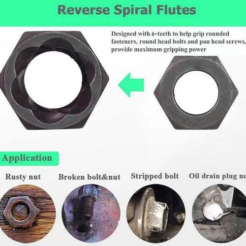 Jual 10 PCS Alat Pembuka Baut Mur Rusak 9mm-19mm Set Kunci Ring pass ...
