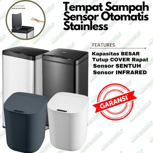 Promo Tempat Sampah Sensor Otomatis Smart Touchless Trash Bin Automatic ...