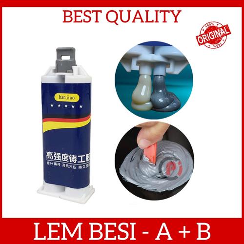 Jual Lem Besi A+B AB Tahan Panas Metal Welding Repair Super Glue ...