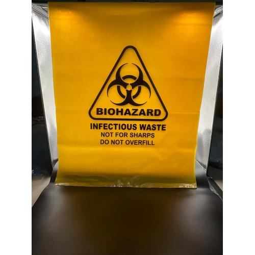 Jual Plastik Sampah Infeksius - Limbah Medis B3 Logo BIOHAZARD 90 x 120 ...