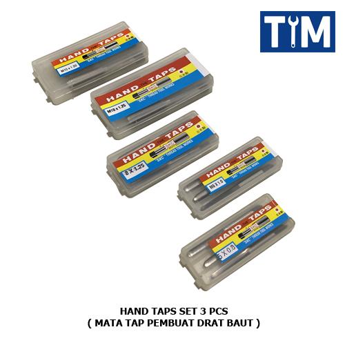 Jual Hand Tap Set 3 PCS / Mata Tap Pembuat Drat Baut / Mata Tap Ulir ...