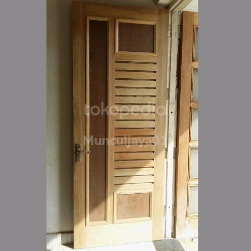 Jual pintu jati solid minimalis modern simple 482 - Jakarta Timur ...