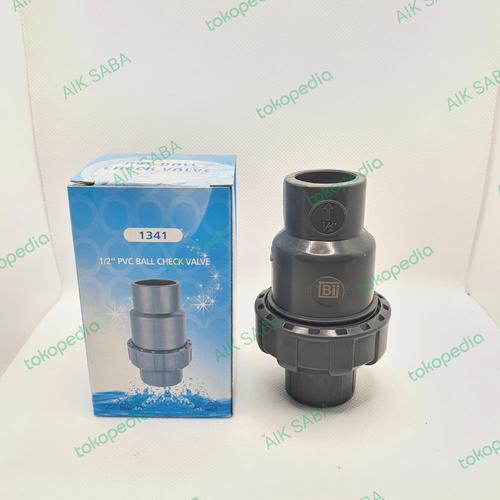 Jual Single ball check pvc 1/2 inch / ball check valve single watermur ...