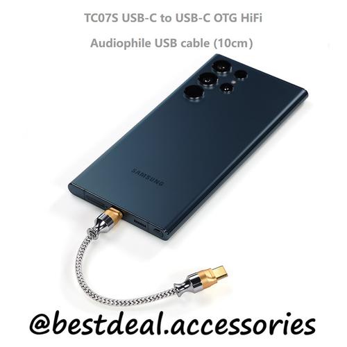 Promo ddHiFi TC07S Nyx Series Silver USB-C to USB-C OTG Cable Cicil 0% ...