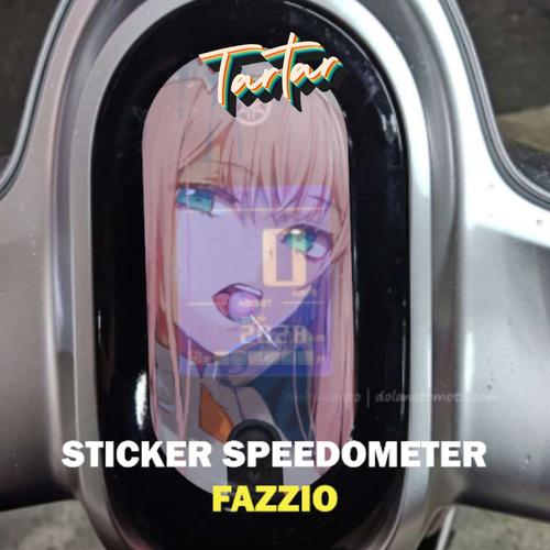 Jual Sticker Stiker Spido / Speedometer Transparant Anime Yamaha Fazzio ...
