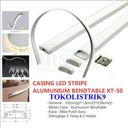 Jual Housing LED Strip Aluminium/Casing LED Strip Aluminium Fleksibel ...
