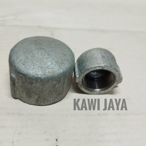 Jual Dop Drat Dalam Besi Galvanis - Tutup Pipa besi - 3/4 Inch ...