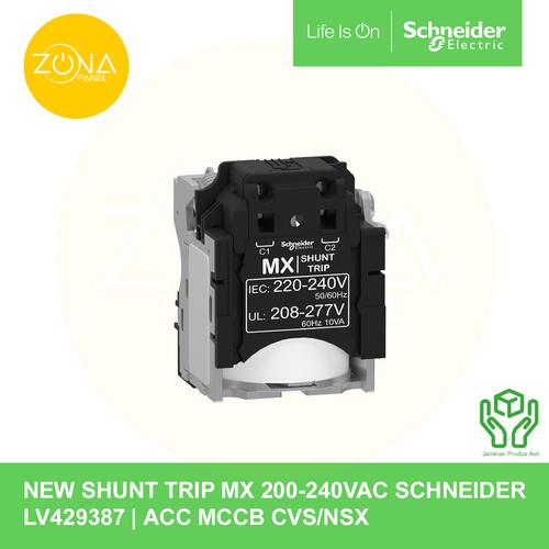 Jual NEW SHUNT TRIP MX SCHNEIDER 200-220VAC LV429387 UNTUK MCCB CVS/NSX ...