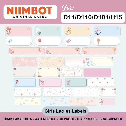 Jual Refill Label Thermal Motif Kertas Sticker Nimbot D11 D110 D101 H1S ...