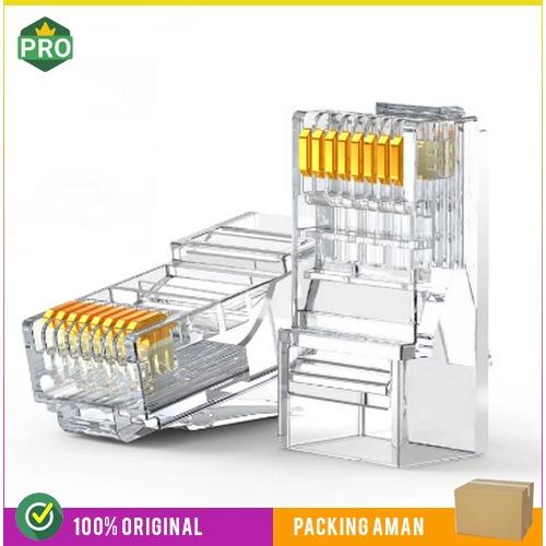 Jual UGREEN 50PCS RJ45 ETHERNET CABLE CAT 6 CONNECTOR RJ45 CONNECTOR - Jakarta Barat - Computer ...