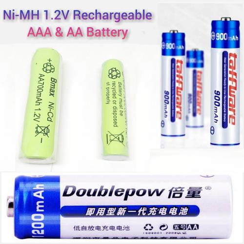 Jual Baterai NiMH Isi Ulang AAA A3 dan AA A2 Rechargable 1.2V Ni-MH ...