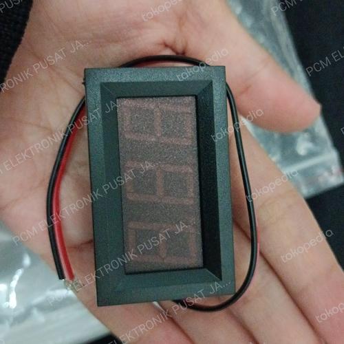 Jual 1482 kit module modul voltmeter dc 5v-12v-24v-30v display biru ...