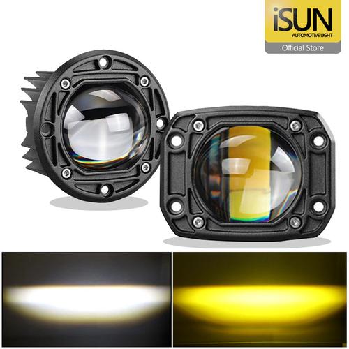 Jual iSUN LED Foglamp Off-Road LASER GUN Lensa Projector CSP DC9-36V ...