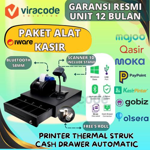 Jual PAKET KASIR ANDROID,PRINTER BLUETOOTH,CASH DRAWER,SCANNER FREE ...