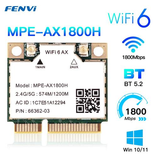 Jual Wifi 6 Card Wireless MT7921 BT 5.2 mini pcie 5ghz dual band AC AX ...