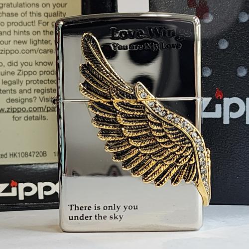 Jual Zippo Original Love Wing 3D Emblem Silver 3 sisi Japan Finish - Jakarta Selatan ...