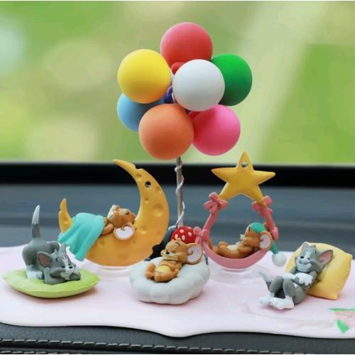 Jual Topper Cake Boneka Figure Miniatur Tom and Jerry 1 Set 5 Pcs Toper ...