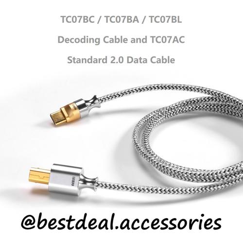 Promo ddHiFi TC07BC / TC07BL USB-C or Lightning to USB-B Decoding Cable ...