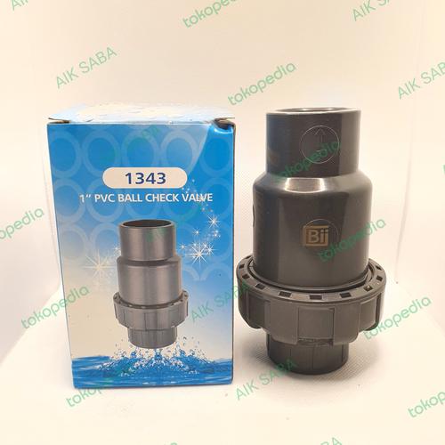 Jual Single ball check pvc 1 inch / ball check valve single watermur ...
