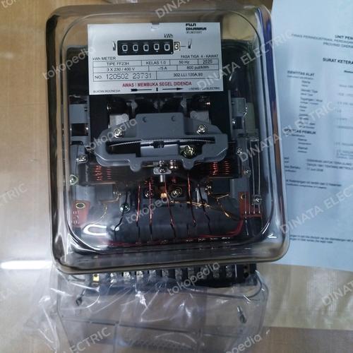 Jual KWH meter 3fasa Fuji Dharma Electric -/5A (ff23h)& kalibrasi ...