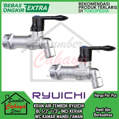 Jual KRAN AIR TEMBOK RYUICHI BL 1/2’’ 3/4'' INCI RYU046 RYU096 KERAN WC ...