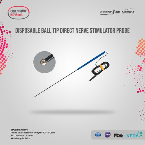 Jual Probe IOM - Disposable Ball Tip Direct Nerve Stimulator Probe ...