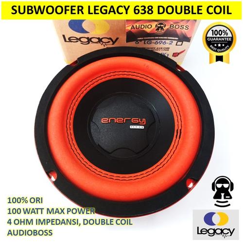 Jual Speaker Subwoofer 6 Inch 6in 6" Legacy 6 638 LG 638-2 150 Watt ...