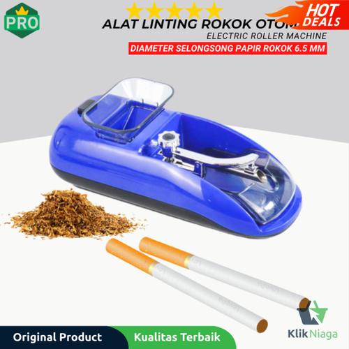 Jual Alat Linting Rokok Otomatis Elektrik Mesin Roll 6.5mm x 70mm Size ...