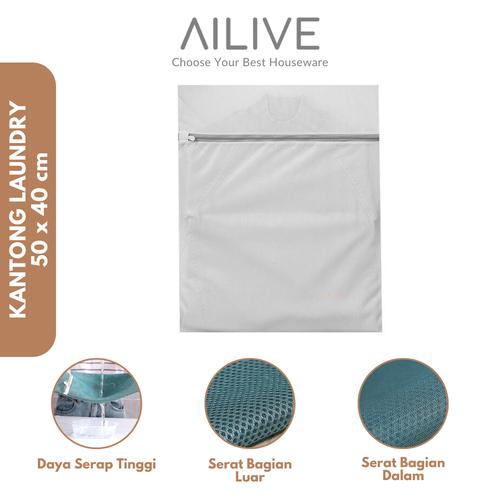 Jual Washing Bag Laundry 50 x 40 cm Kantong Cuci Jaring Super Fine Mesh ...