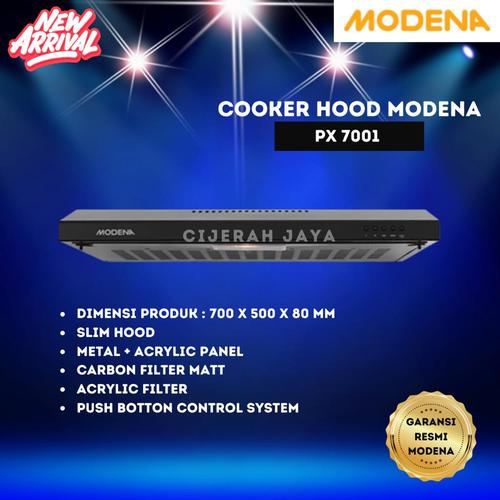 Jual COOKER HOOD MODENA PX 7001 70CM /TUDUNG HISAP MODENA SLIM PX7001 ...