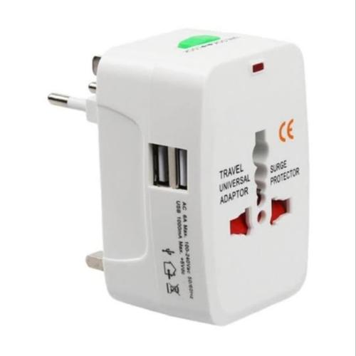 Jual Universal Travel Adaptor USB Port / Adapter / Colokan Luar Negeri ...