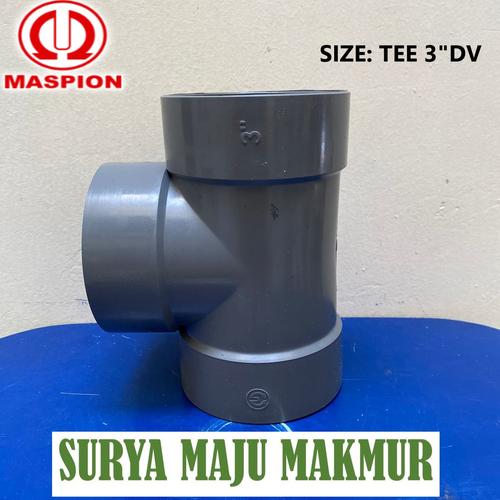 Jual MASPION TEE 3 INCH TY 45 DERAJAT 90 DRAJAT D DV Y BRANCH LARGE ...