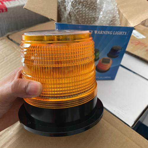 Jual Magnetik lamp rotari yellow kuning tenaga matahari solar panel ...