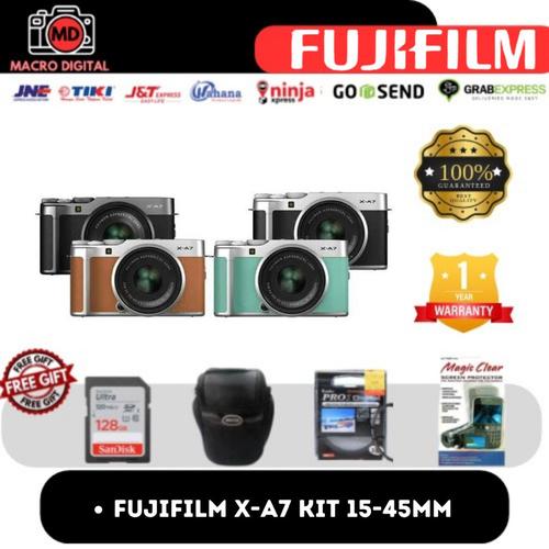 Jual CAMERA FUJIFILM XA7 KIT 15-45MM / FUJIFILM X-A7 KIT 15-45MM - BODY ...