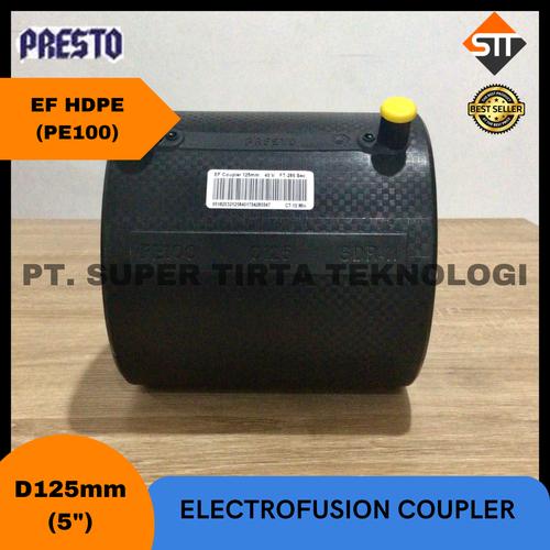 Jual Electro Fusion (EF) Coupler Fittings HDPE SDR11 PN16 Brand Presto ...