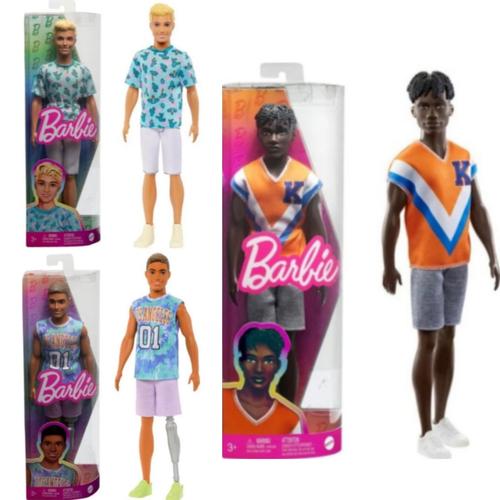 Promo Boneka Barbie Ken Fashionistas Prosthetic Leg Blonde Black Hair ...