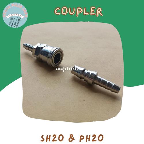 Jual Sambungan Selang Kompresor Quick Coupler SH20 PH20 Recoil Cuk ...