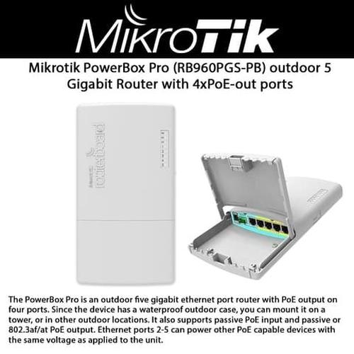 Jual Router RB960PGS-PB (with PoE-Output) Powerbox Pro - Kota Depok - v ...