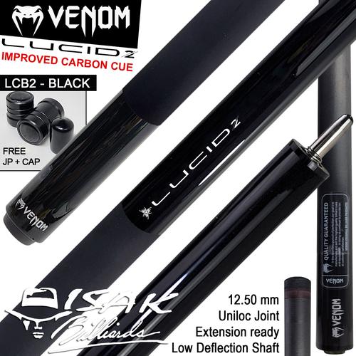 Jual Venom Lucid Carbon LCB Black Cue Uniloc Low Deflection Stick ...