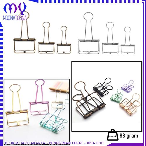 Jual Paper Clip Besi Warna-Warni Klip Penjepit Buku Penjepit Kertas ...