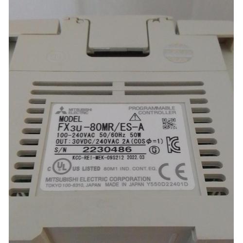 Jual PLC Mitsubishi FX3U-80MR/ES-A FX3U-80 MR-ES-A FX3U 80MR Original ...