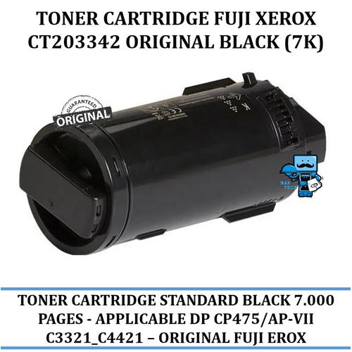 Promo Toner Cartridge Fuji Xerox Ct203342 Black (7k) - For Dp Cp475/Ap ...