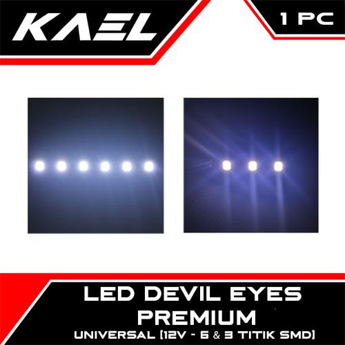 Promo LED Devil Eye 12V 6 Titik Premium Motor Lampu Demon Depan Eyes ...