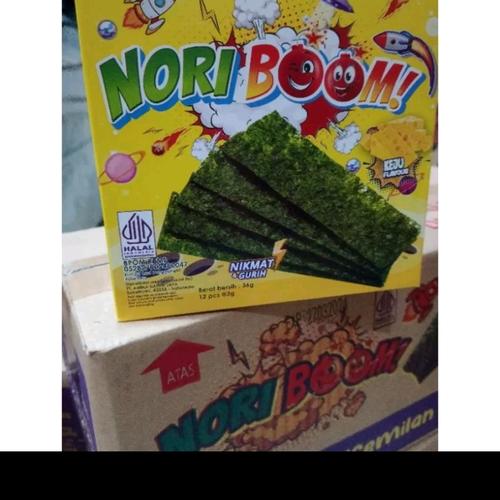 Jual NoriBoom rumput laut aneka rasa / Seaweed - Kartonan - barbeque ...