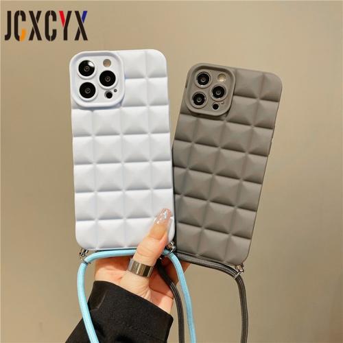 Promo CASE IPHONE 13 14 PLUS PRO PRO MAX SLING LANYARD CHOCO BAR WAFFLE ...