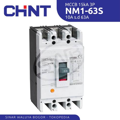 Jual MCCB Chint NM1-63S 15KA 3P 10A s.d 63A - 10A - Jakarta Pusat - Sinar Waluya Electric ...